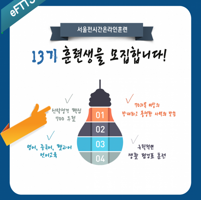 성경진리사역원(BTMK) | 2016년도 서울전시간 온라인훈련 13기 훈련생 모집 안내